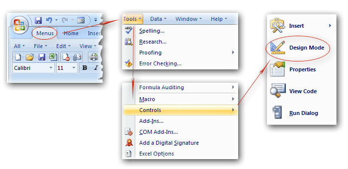 How To Enable Design Mode In Developer Tab Excel 2016 The Best Developer Images