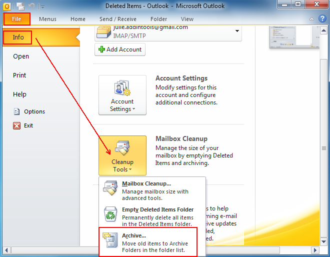 Where Is The Archive Folder In Outlook Where Is The Archive Folder In Outlook