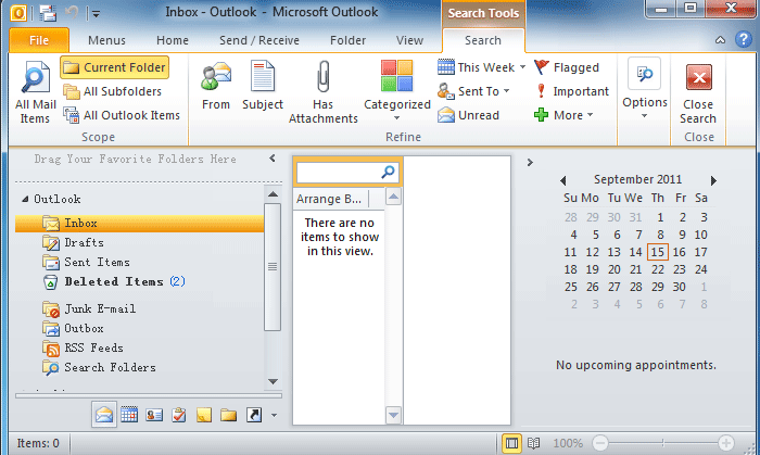Microsoft outlook 2010 search not working properly - czmusli Microsoft outlook 2010 search not working properly - czmusli