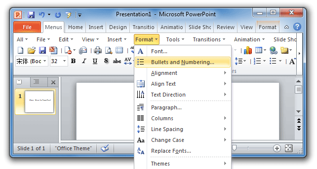 Where Are Bullets And Numbering In PowerPoint 2007 2010 2013 2016 2019 And 365