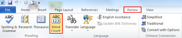How To Check Word Count In 2007 Staybite11